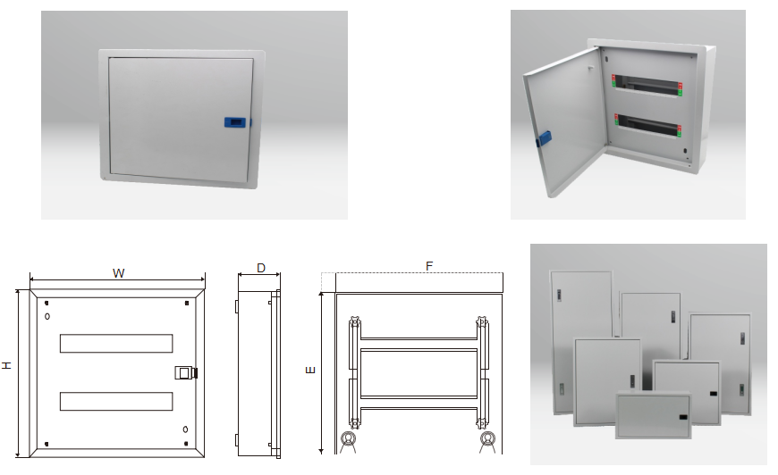 Din-rail Modular Kit Distribution Box - Buy Product on Zhejiang Ruixin ...